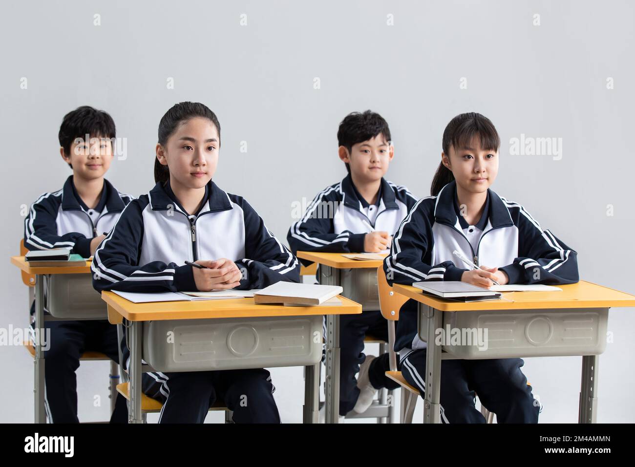 Chinese students learning in classroom Stock Photo - Alamy