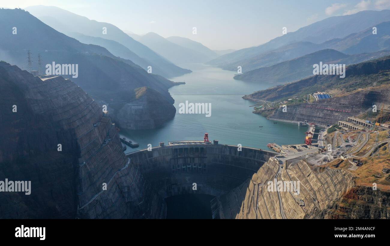 Baihetan hydropower station hi-res stock photography and images - Alamy