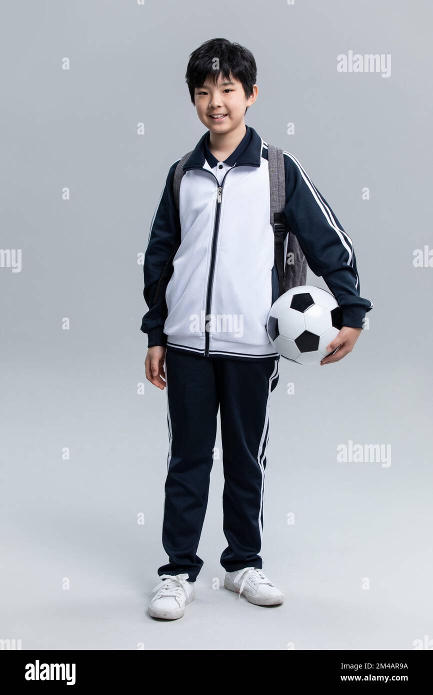 Student back view uniform hi-res stock photography and images - Alamy