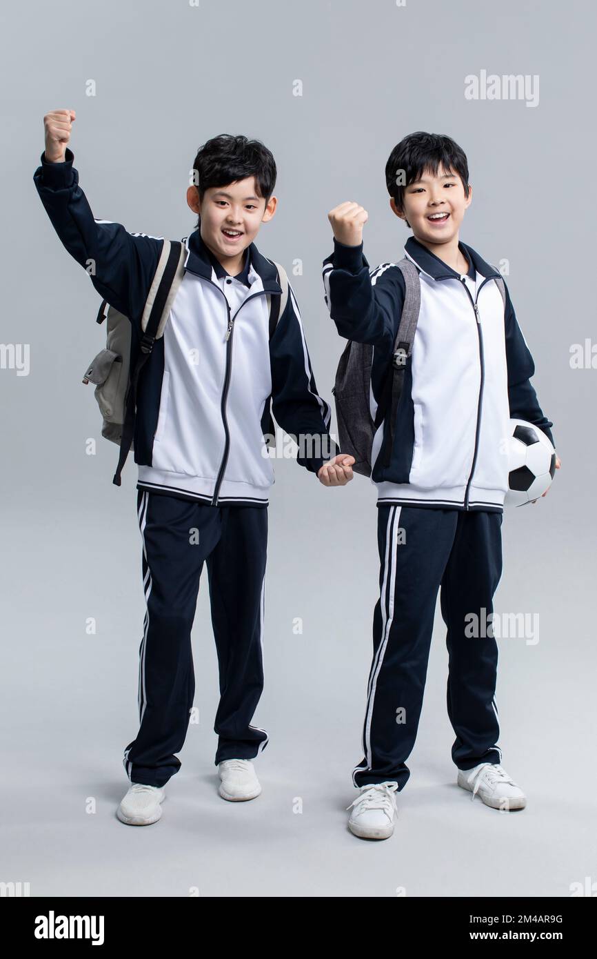 Cheering students front school hi-res stock photography and images - Alamy