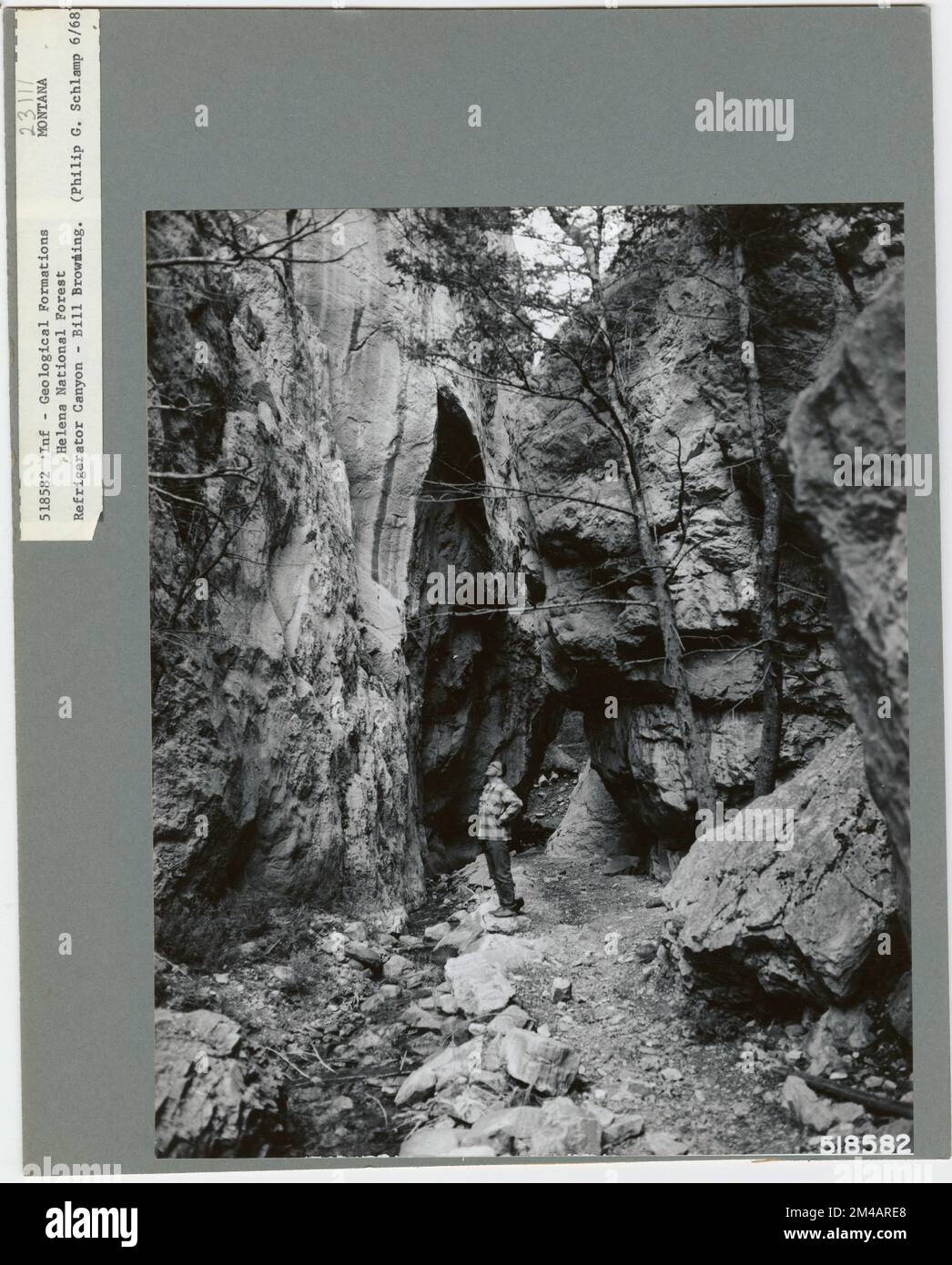 Geological Formations - Canyons - Montana. Photographs Relating to ...