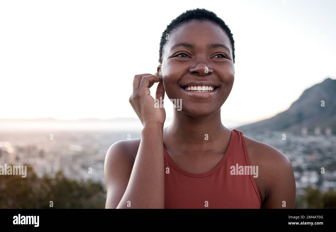 Female runner black track hi-res stock photography and images - Alamy