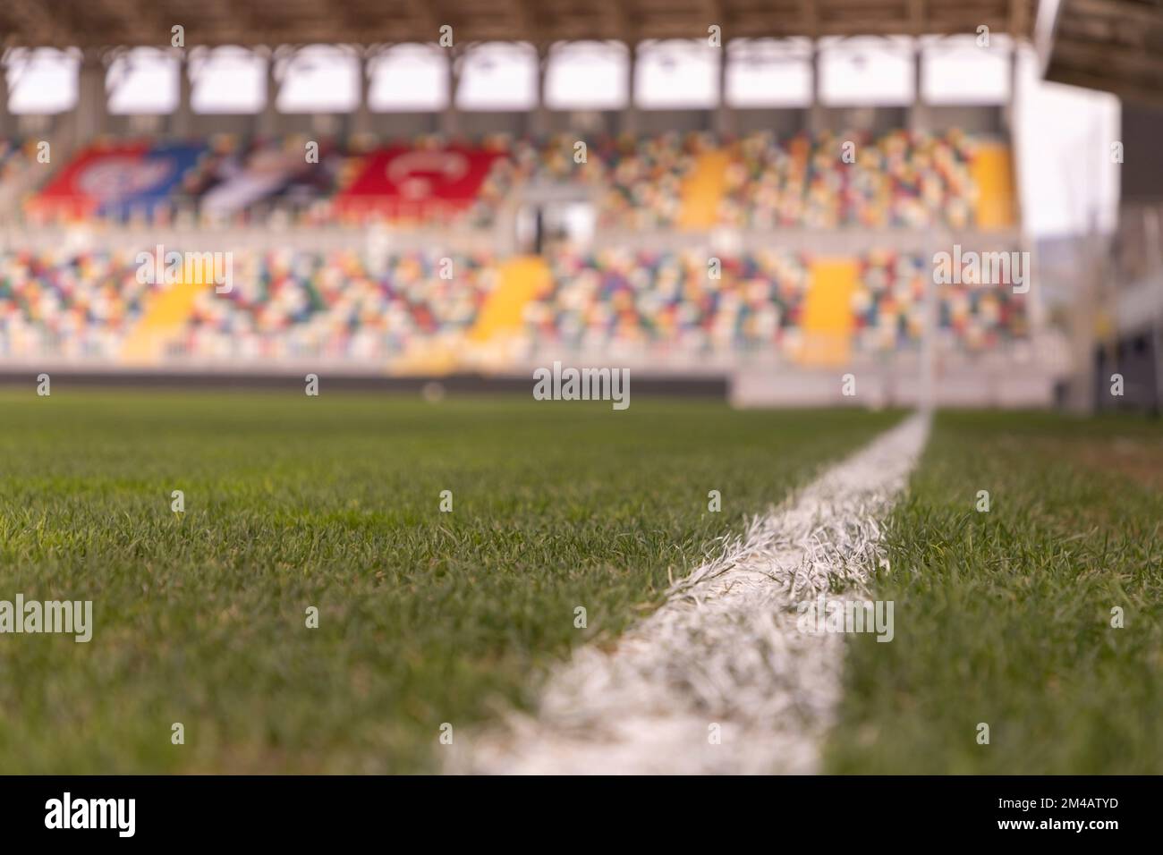 Football corner flag stadium hi-res stock photography and images - Alamy