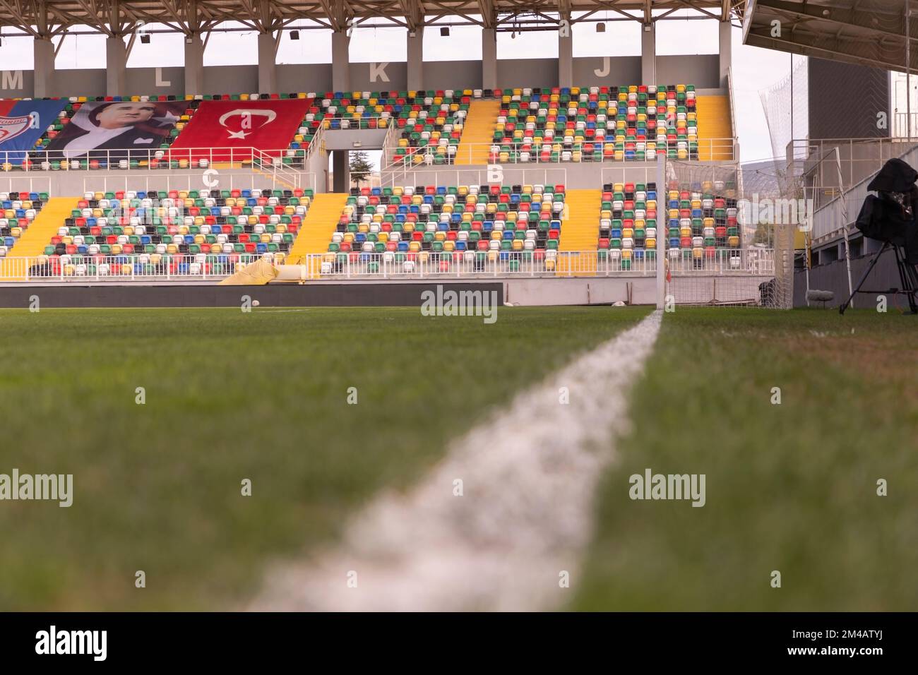 Football corner flag stadium hi-res stock photography and images - Alamy