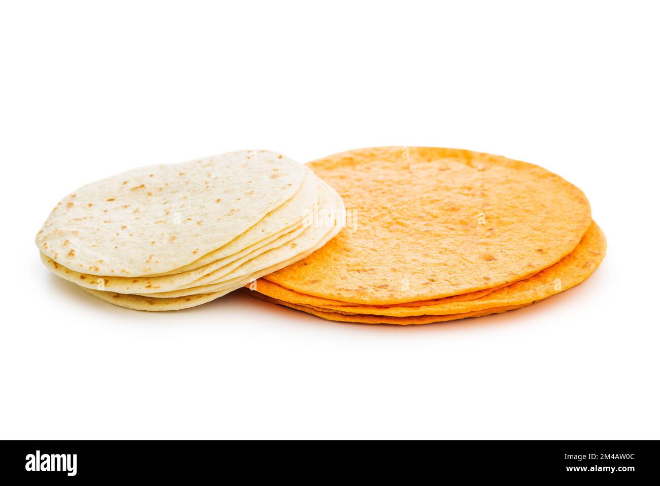 Mexican Corn Tortillas isolated on the white background Stock Photo - Alamy