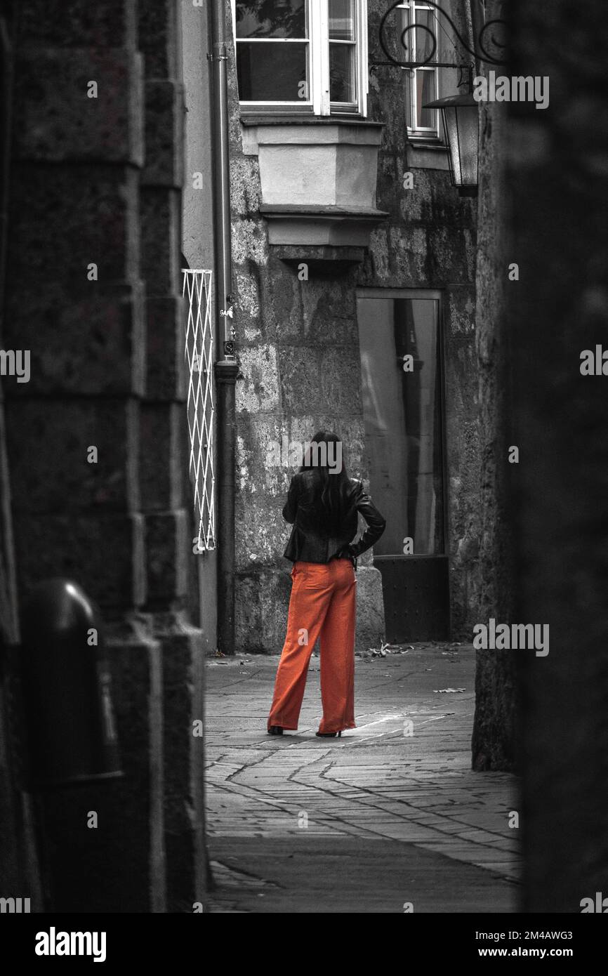Reddish pants hi-res stock photography and images - Alamy