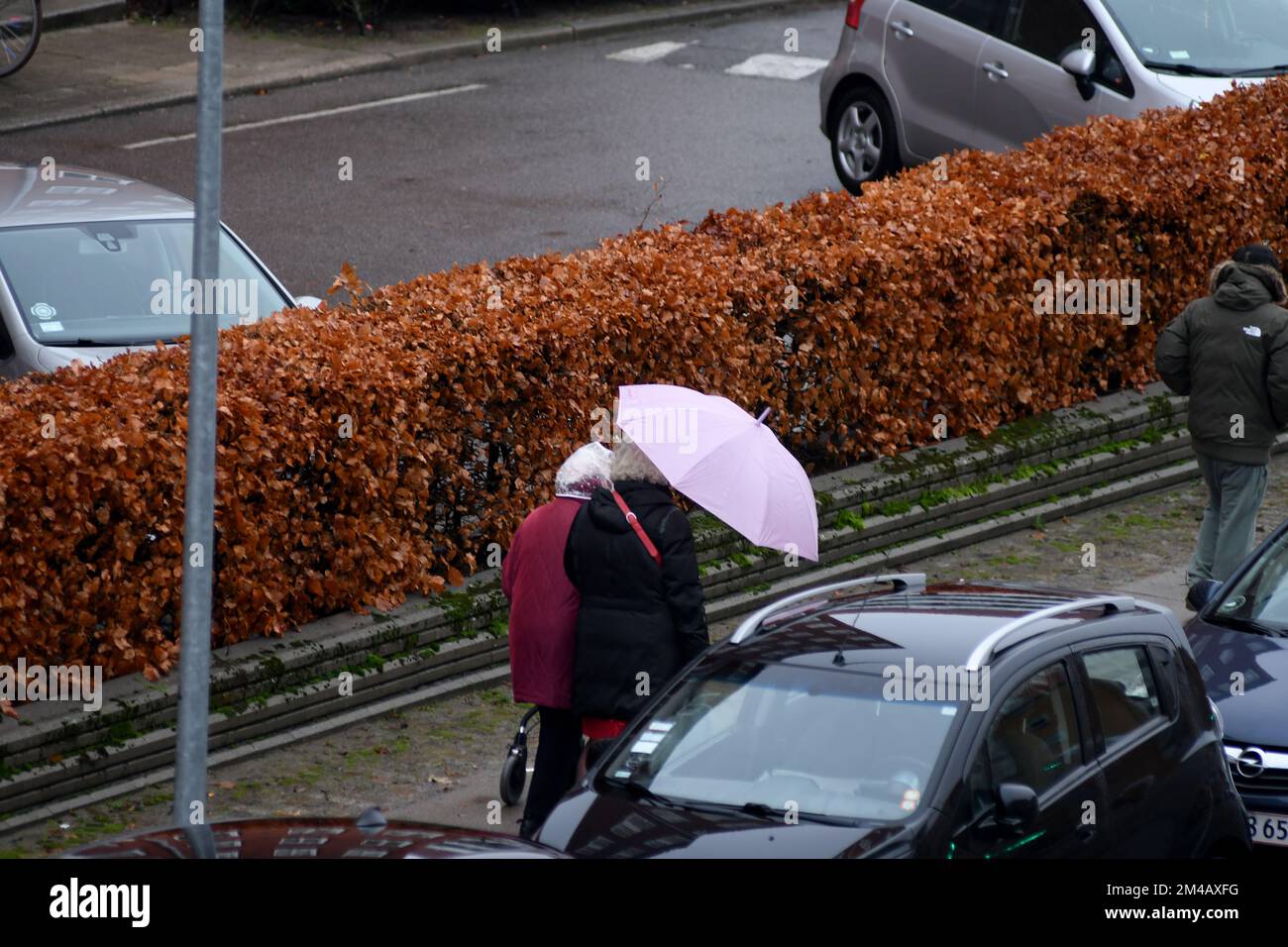 Copenhagen/Denmark/20 December 2022/ Weather rain fall in Kastrup ...