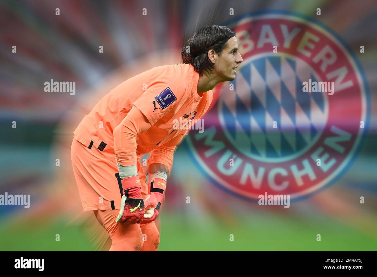 PHOTO MONTAGE: Yann SOMMER possible new signing at FC Bayern Munich. ARCHIVE PHOTO; Yann SOMMER ...