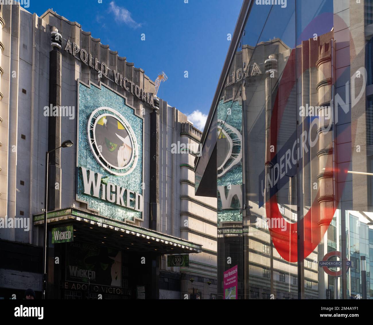 Wicked The Musical, Apollo Victoria Theatre Stock Photo - Alamy