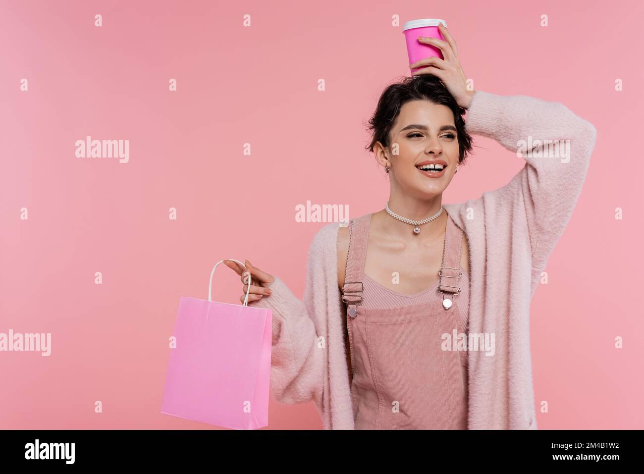 Woman with bag over her head hi-res stock photography and images - Alamy