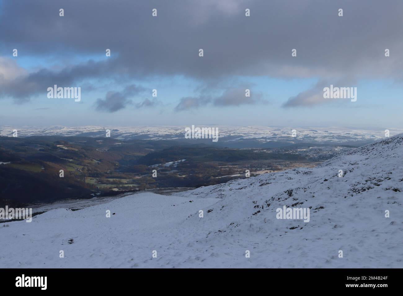 snowdonia snowdon winter wales Stock Photo - Alamy