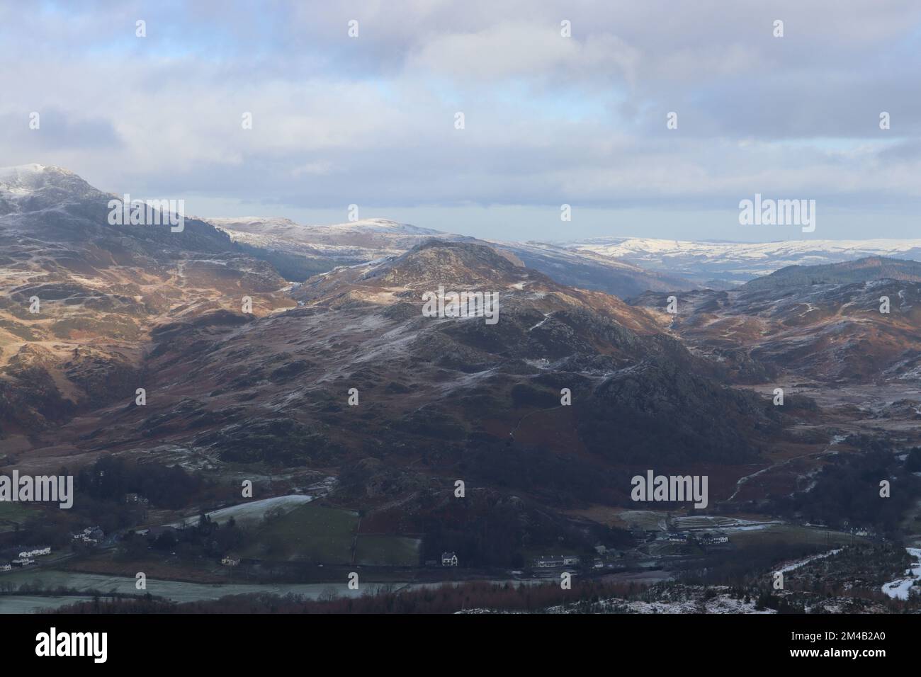 snowdonia snowdon winter wales Stock Photo - Alamy