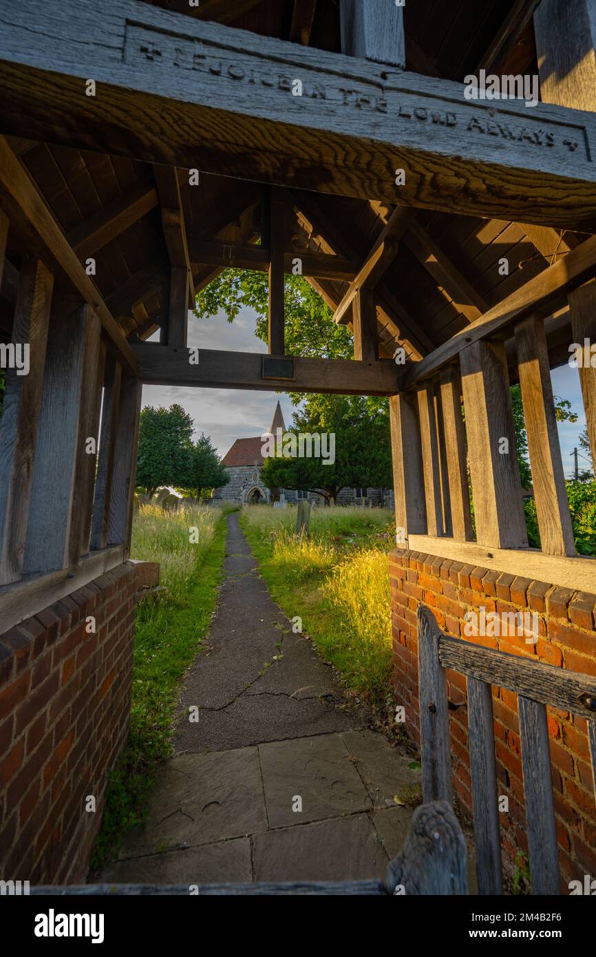 St marys church lychgate hi-res stock photography and images - Alamy