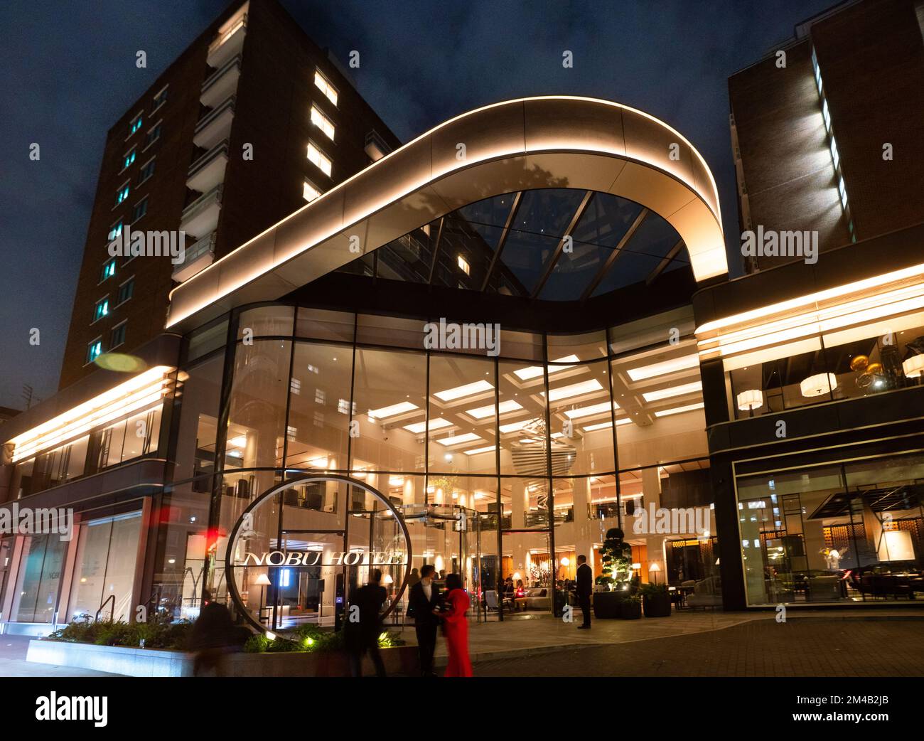 Nobu Hotel London Portman Square, Marylebone, London Stock Photo - Alamy