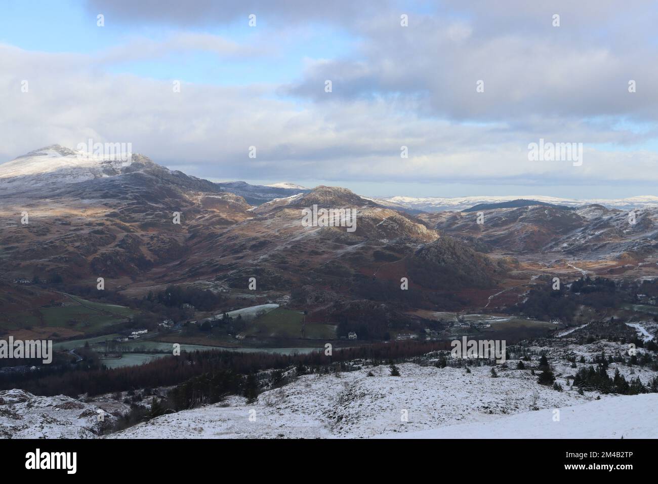 snowdonia snowdon winter wales Stock Photo - Alamy