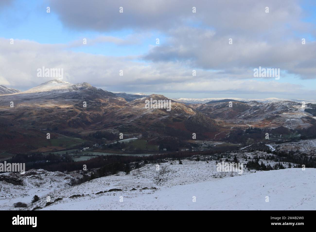 snowdonia snowdon winter wales Stock Photo - Alamy