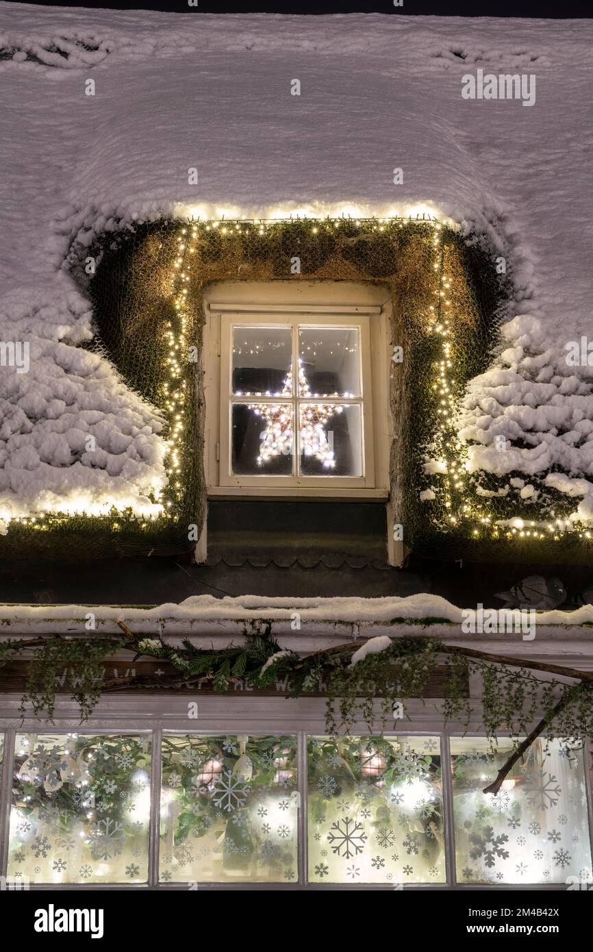 Whatever the Weather gift shop thatched roof and window star in the ...