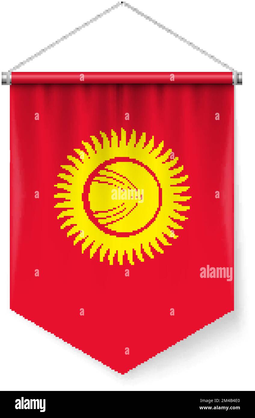 State flag of the kyrgyz Stock Vector Images - Alamy