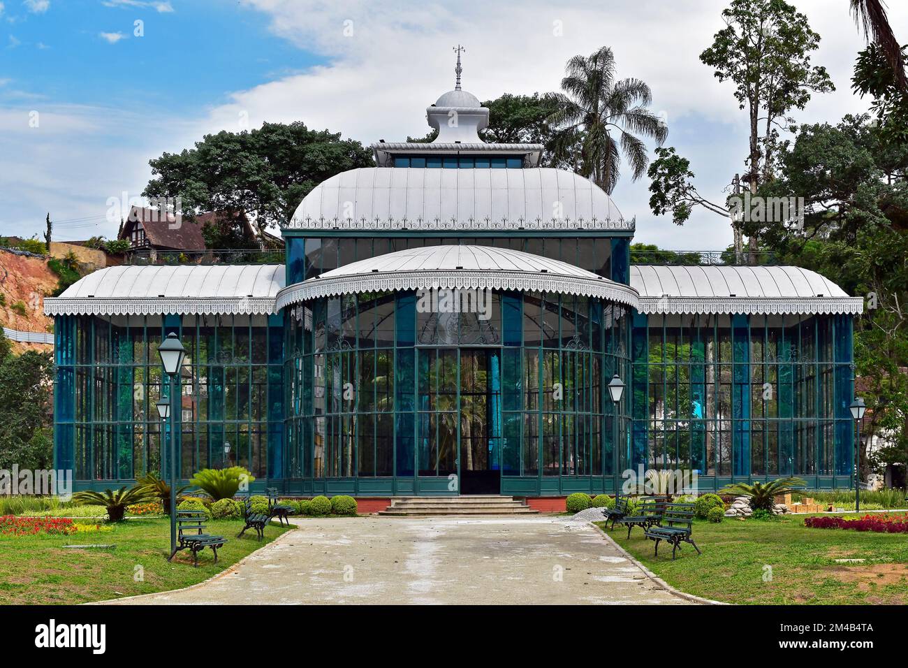 Crystal Palace (Palacio de Cristal) in Petropolis, Rio de Janeiro ...