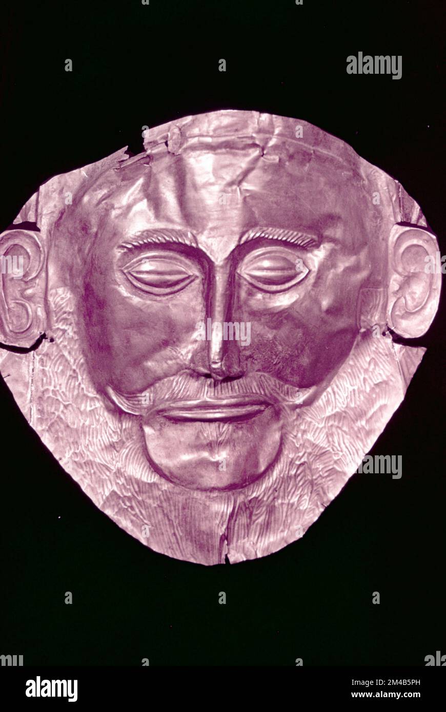 Mask from the Acropolis of Mycenae, Greece 1500 bc Stock Photo - Alamy