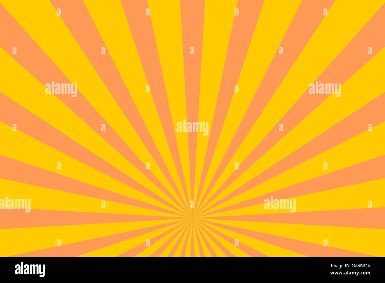 Sunburst background. Vector sunburst yellow orange radial beams pattern ...