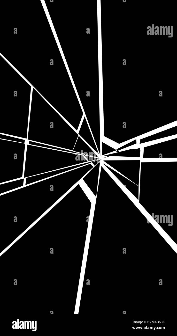 Broken glass background. Cracked glass pane. Cracks on telephone screen ...