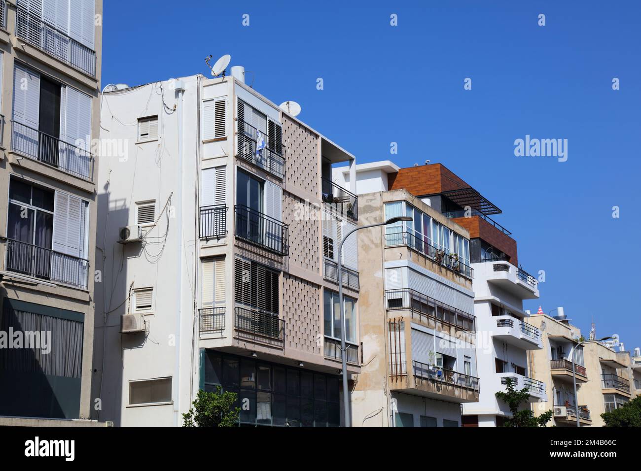White City of Tel Aviv, Israel. Modern International style and Bauhaus ...