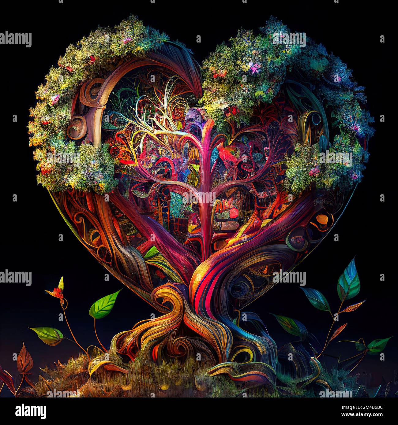 Abstract Tree Of Life Wallpaper