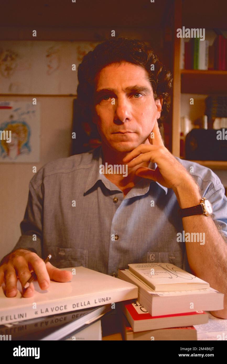 Portrait of Giancarlo Angelucci, screenwriter of Italian filmmaker ...