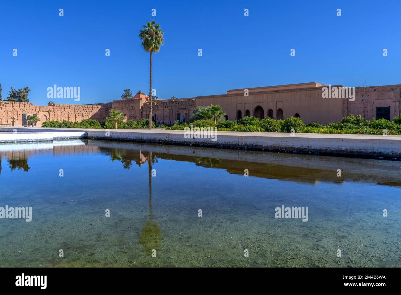 Badi Palace, Marrakesh, Morocco. Built for sultan Ahmad al-Mansur ...