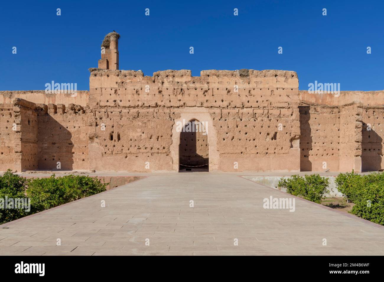 Badi Palace, Marrakesh, Morocco. Built for sultan Ahmad al-Mansur ...