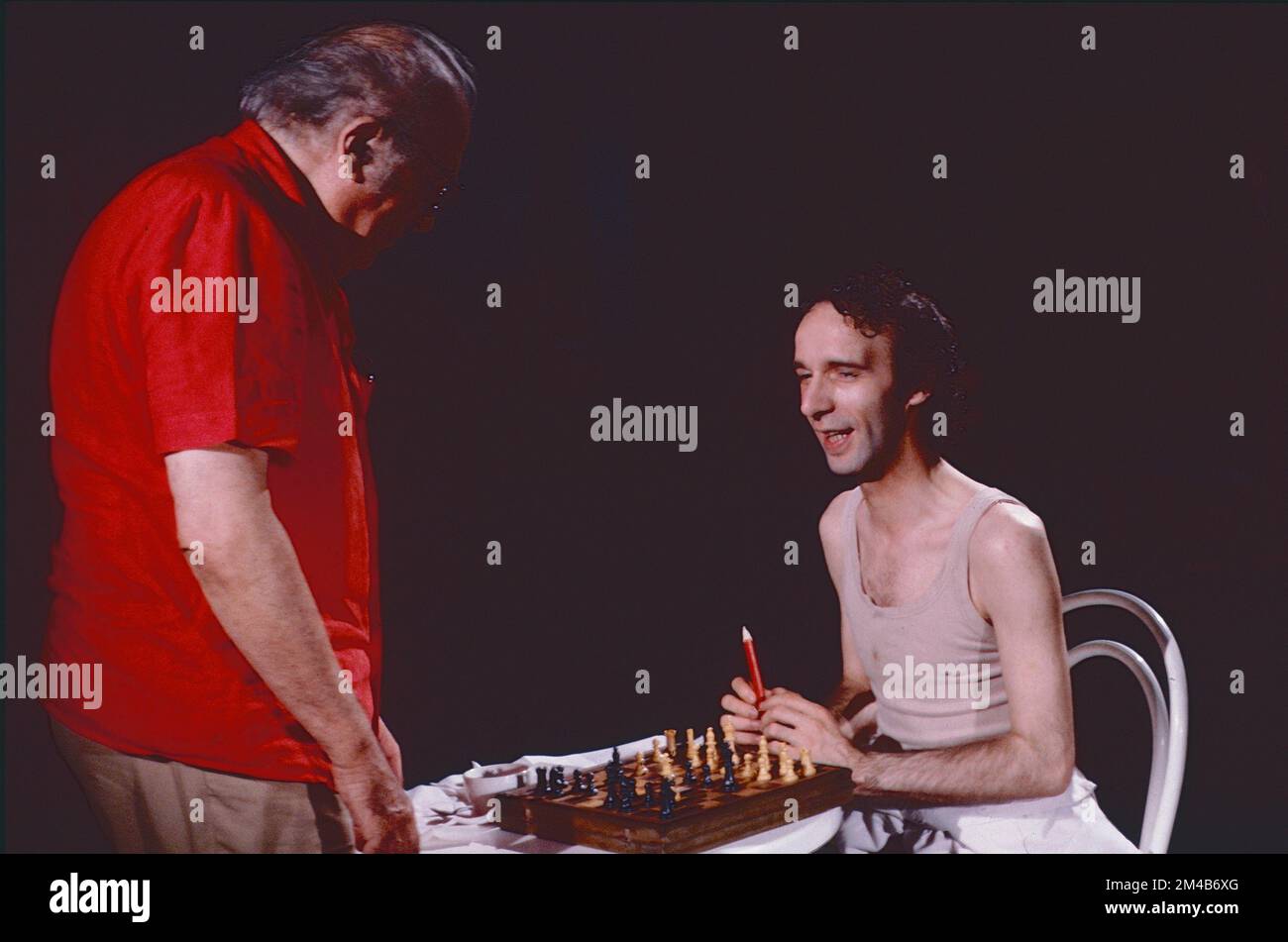 Italian actor Roberto Benigni and film director Federico Fellini, Italy ...