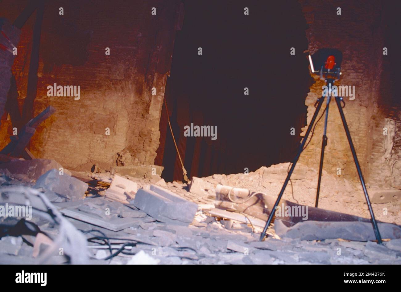 The site of the mafia-terrorist bombing attack at St. Giorgio al ...