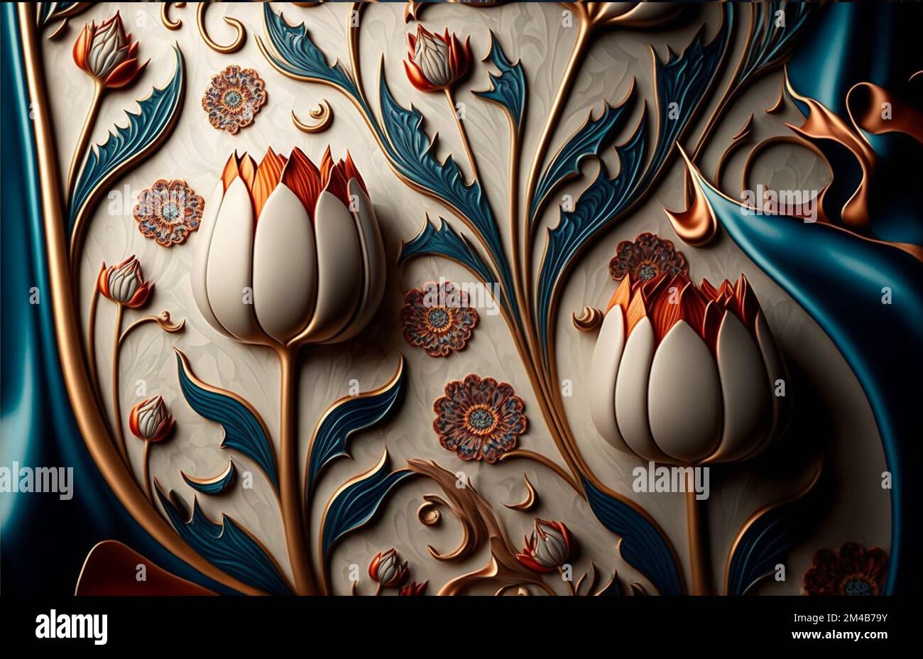 Turkish ebru art hi-res stock photography and images - Alamy