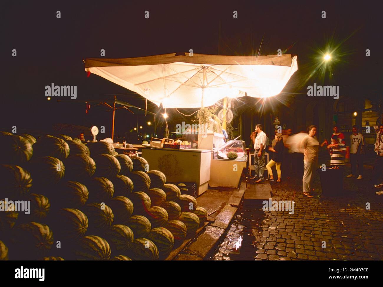 Rome kiosk 1990s hi-res stock photography and images - Alamy