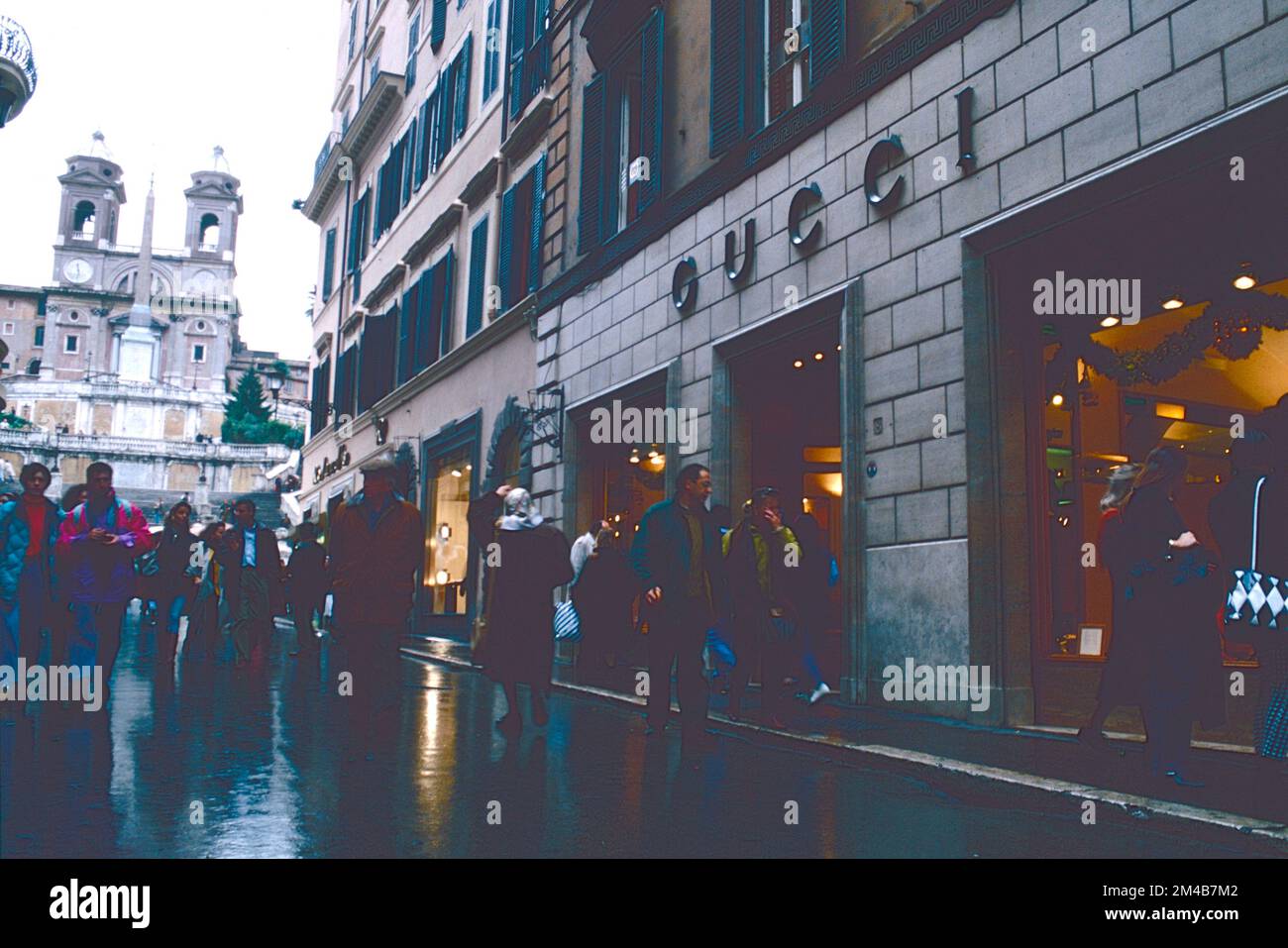 Rome via condotti gucci hi-res stock photography and images - Alamy