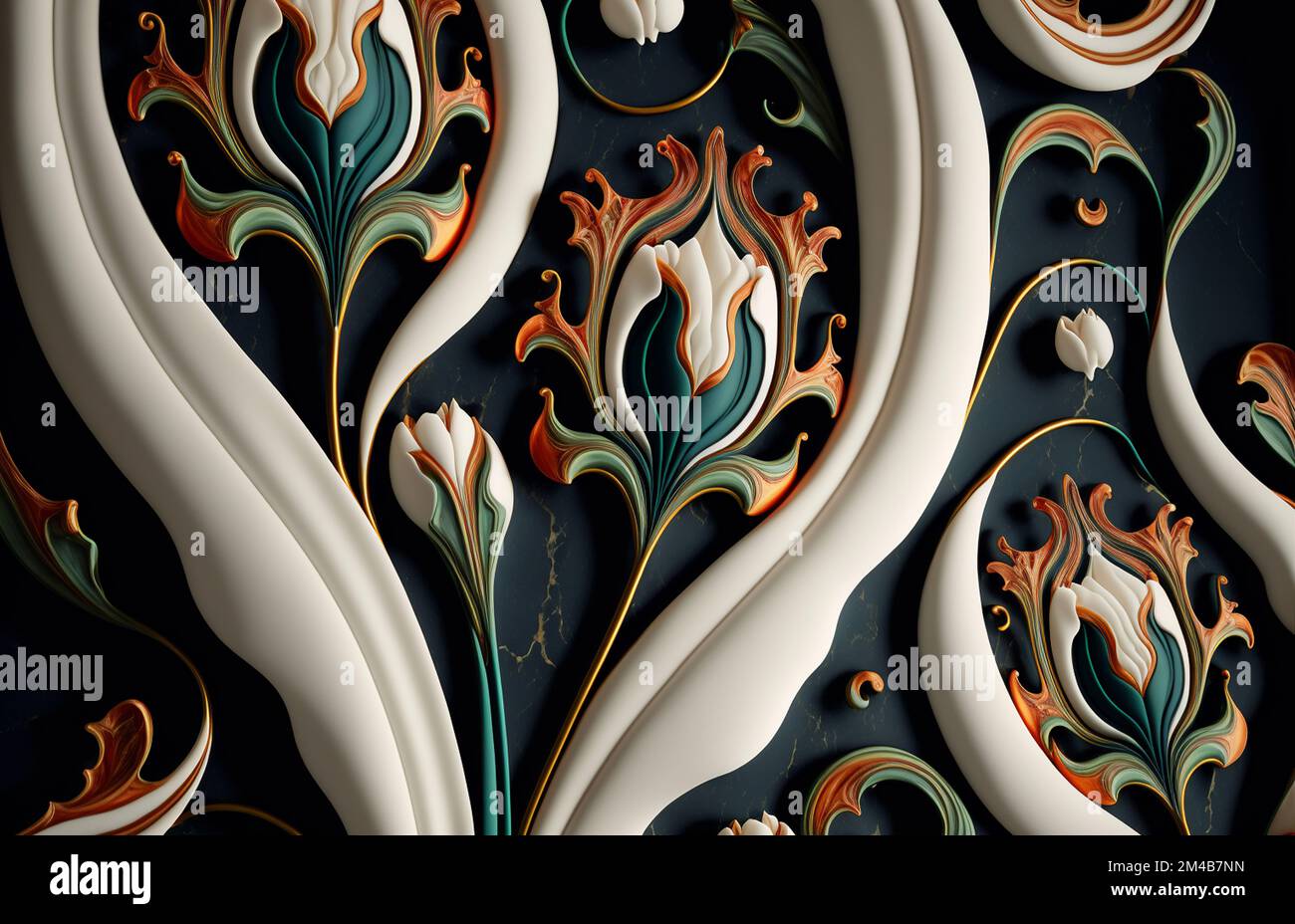 Turkish ebru art hi-res stock photography and images - Alamy