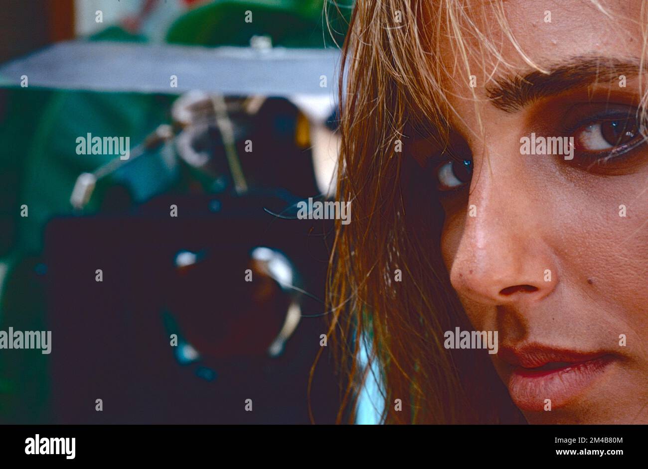 Italian actress Cristina Rinaldi in the movie Kreola, Santo Domingo ...