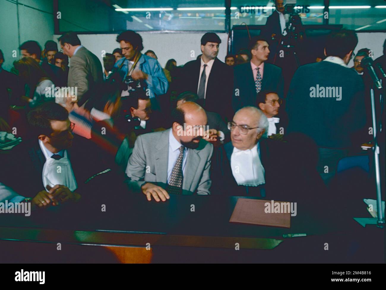 Italian intelligence officers Riccardo Malpica and Maurizio Broccoletti ...