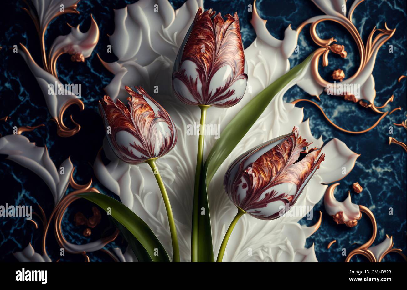 Turkish ebru art hi-res stock photography and images - Alamy