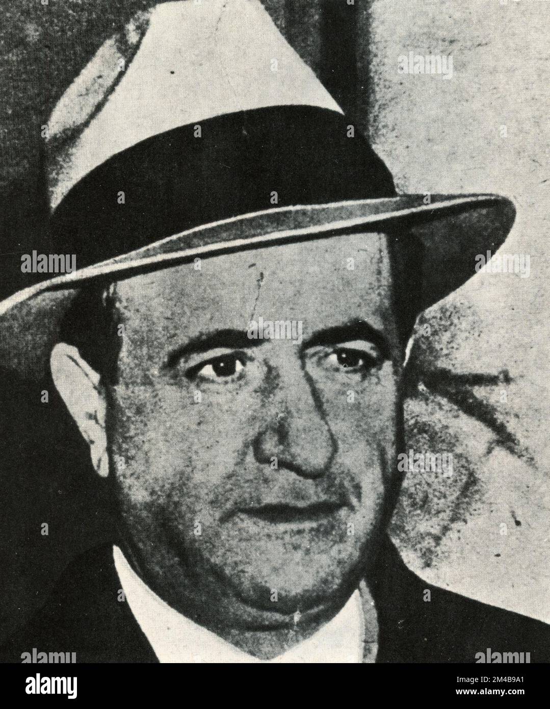 Italian-American gangster and mafia mobster Albert Anastasia, USA 1950s ...