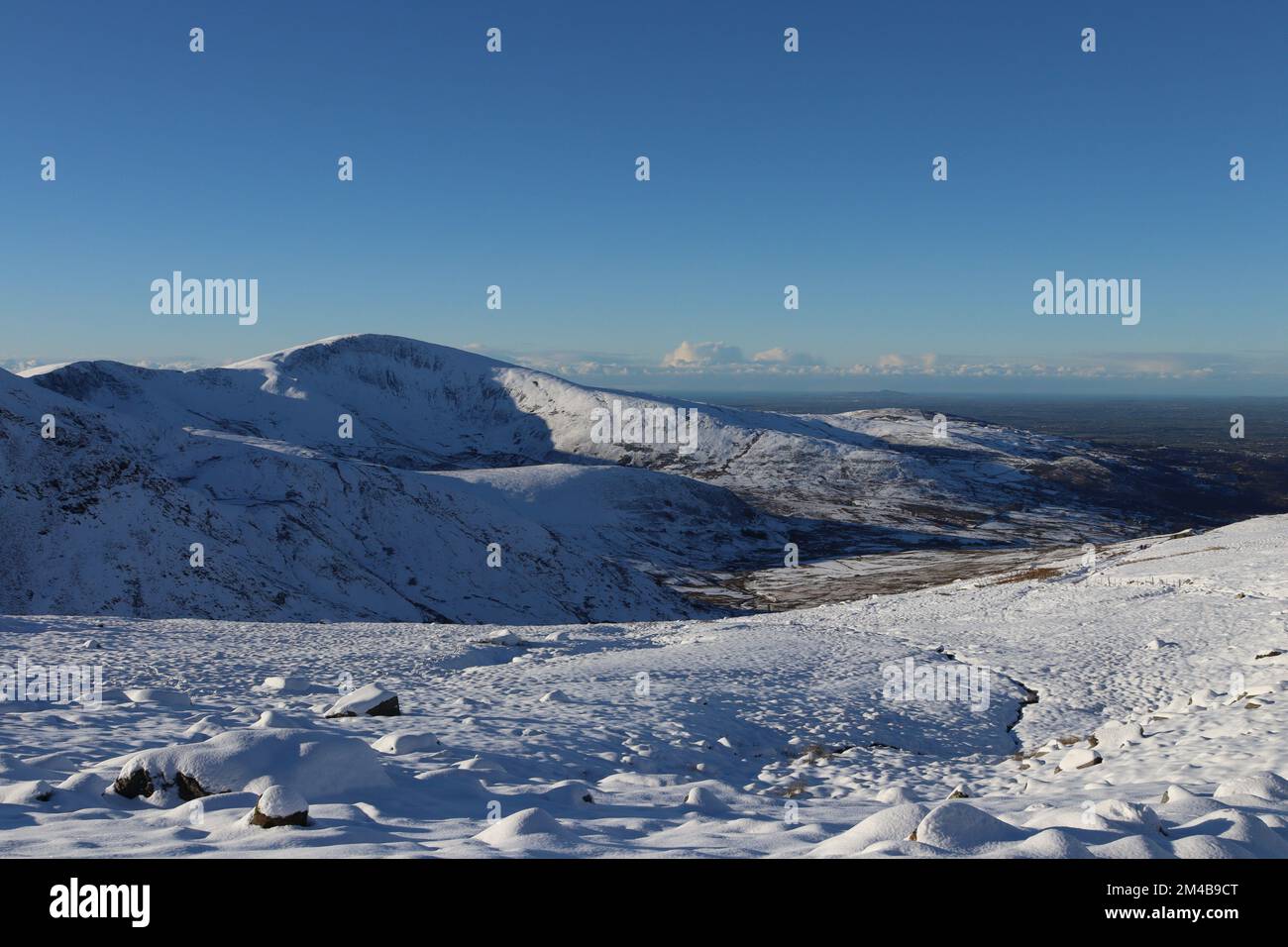 snowdonia snowdon winter wales Stock Photo - Alamy