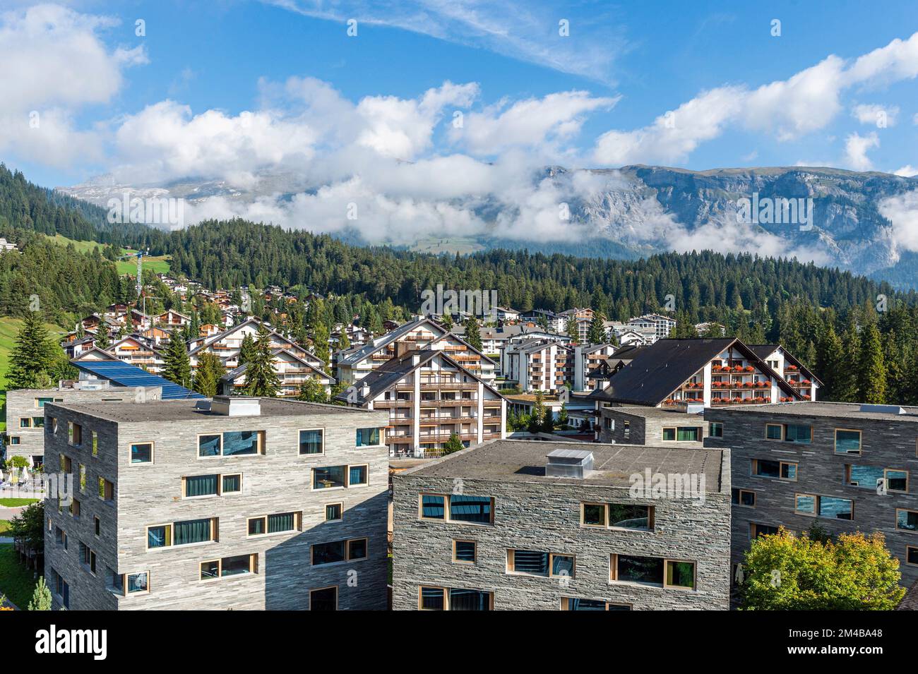Laax village hi-res stock photography and images - Alamy