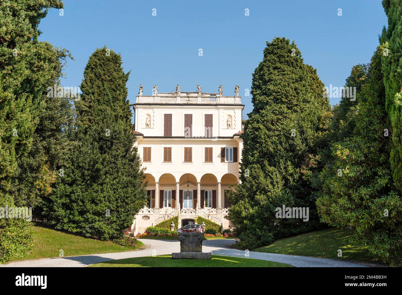 gnecchi ruscone villa, verderio, italy Stock Photo - Alamy