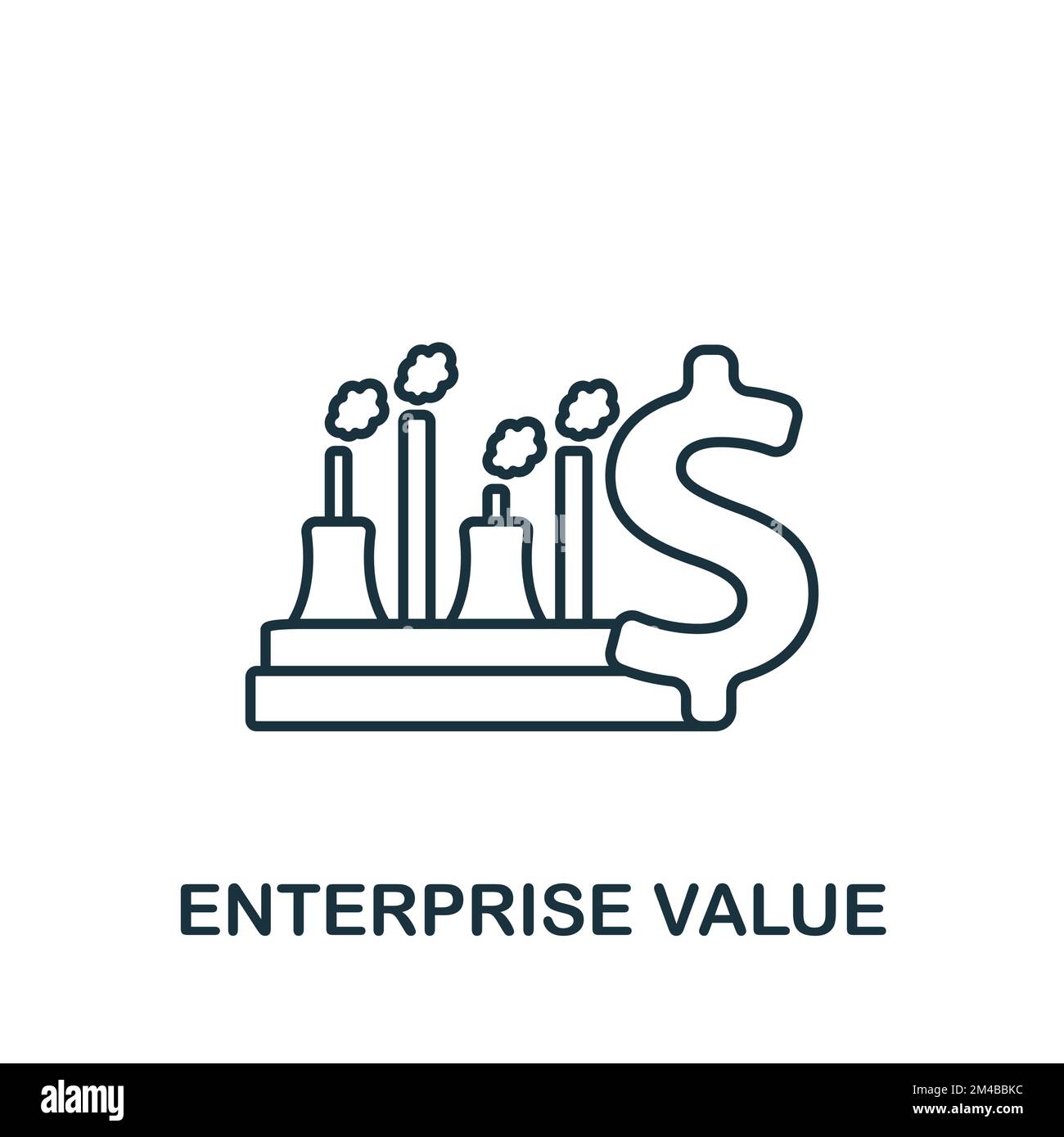 Enterprise Value Icon Monochrome Simple Policy Icon For Templates Web