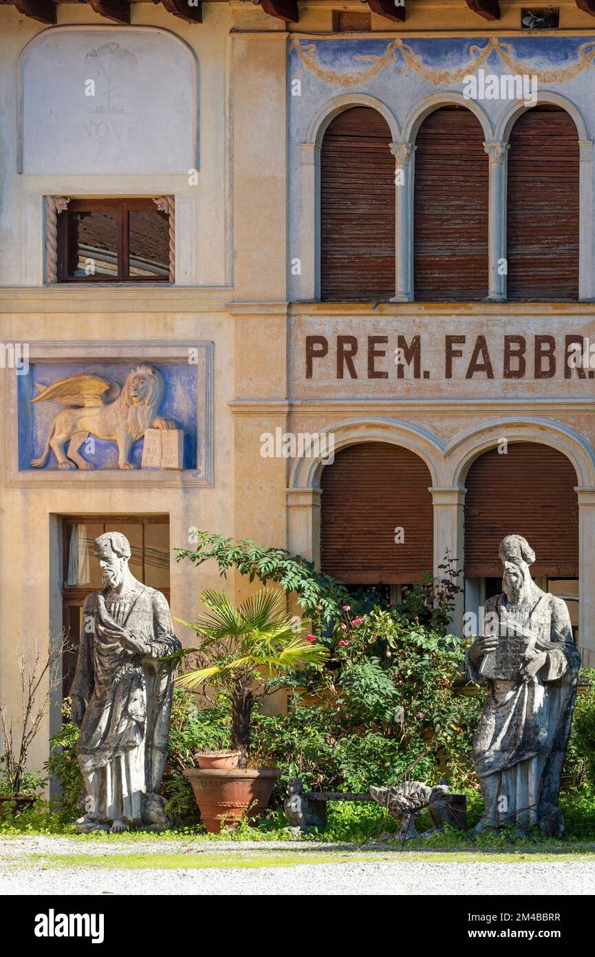 diffused museum: zen palace, nove, italy Stock Photo - Alamy