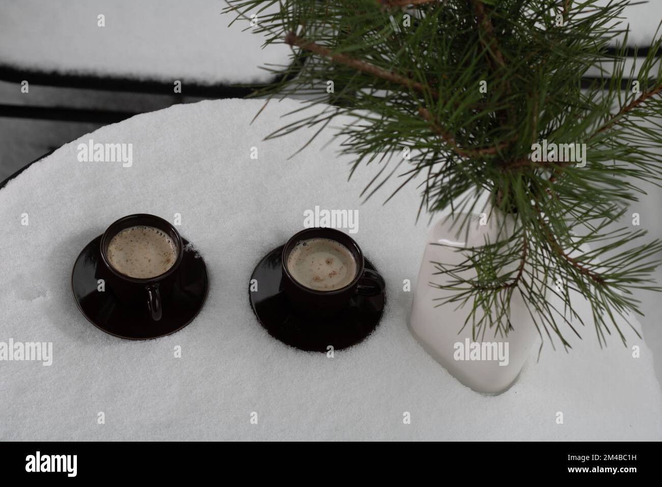 Cup hot coffee standing hi-res stock photography and images - Alamy