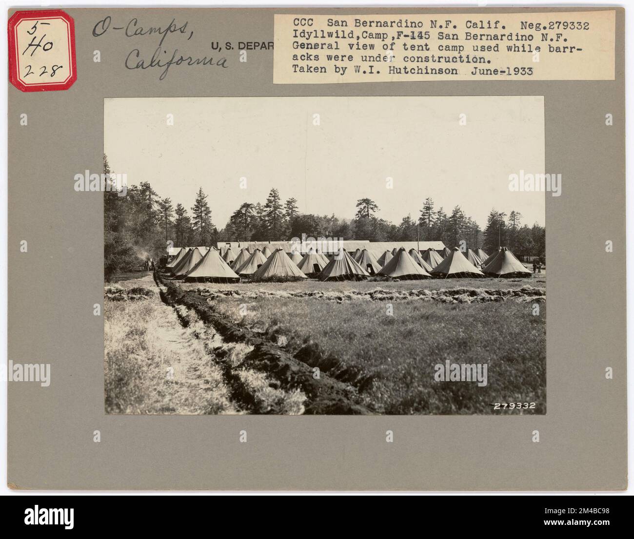 Civilian Conservation Corps - Camps - California. Photographs Relating ...