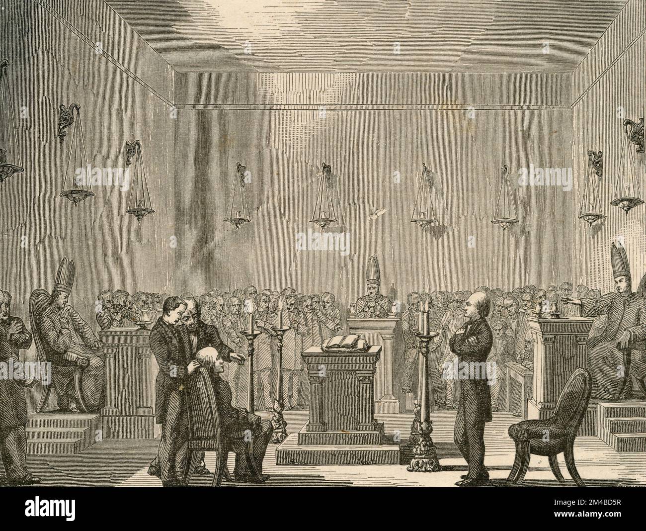 Antique church illustration hi-res stock photography and images - Alamy