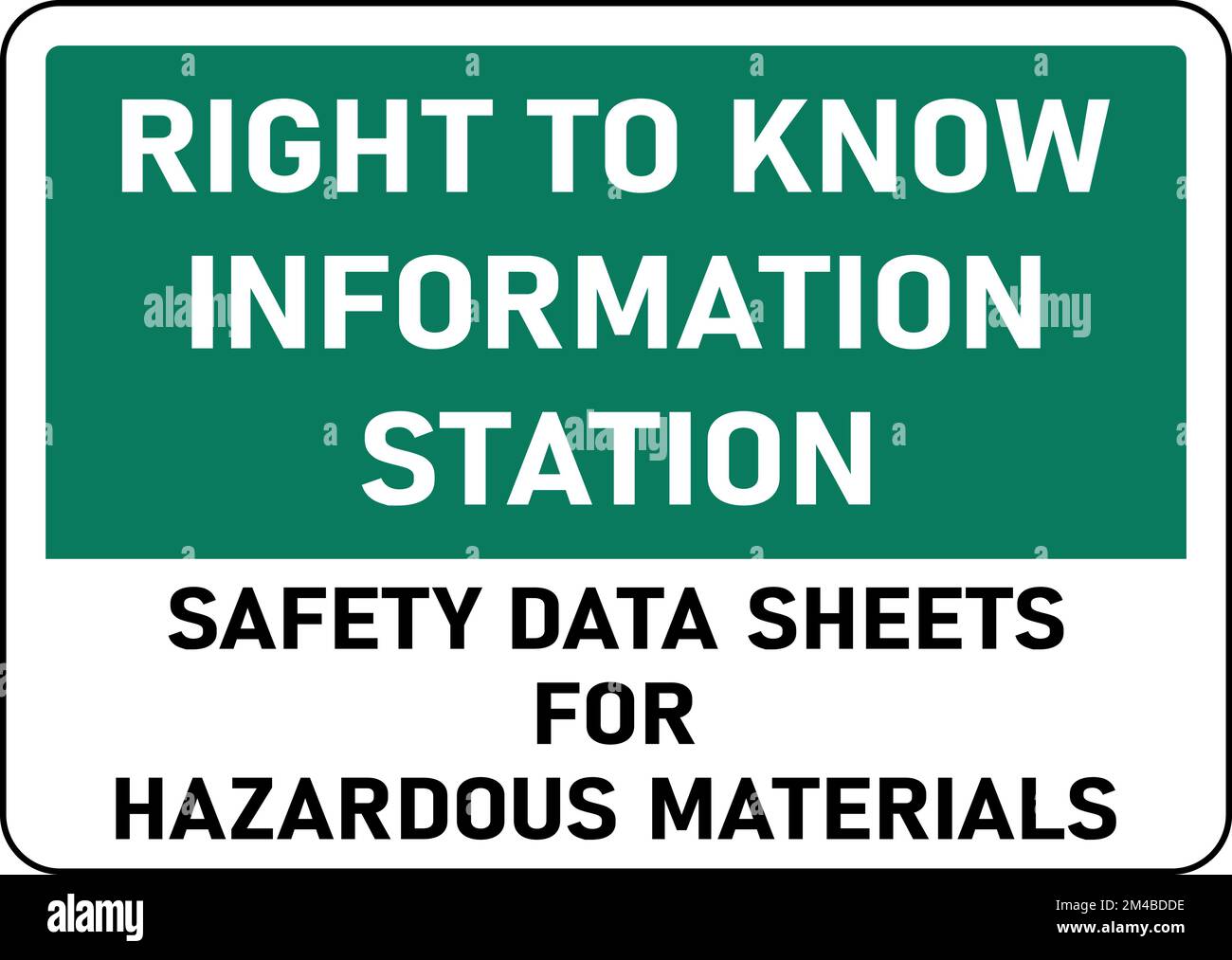 Safety Data Sheets For Materials Sign On White Background Stock Vector ...